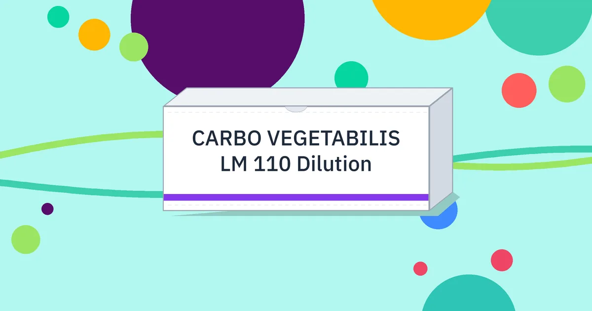 Symbolbild: Packung mit der Aufschrift CARBO VEGETABILIS LM 110 Dilution (PZN 12809735) – Verfügbarkeit und Bezug in Apotheken in Frankfurt am Main