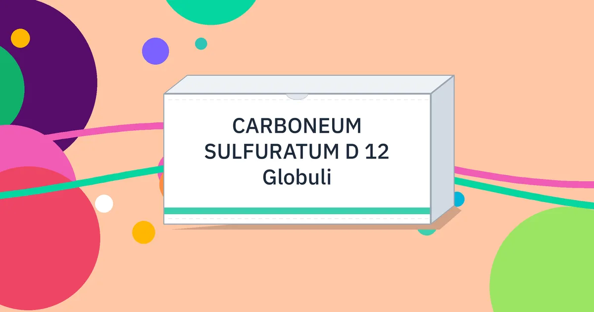 Symbolbild: Packung mit der Aufschrift CARBONEUM SULFURATUM D 12 Globuli (PZN 00000419) – Verfügbarkeit und Bezug in Apotheken in Frankfurt am Main