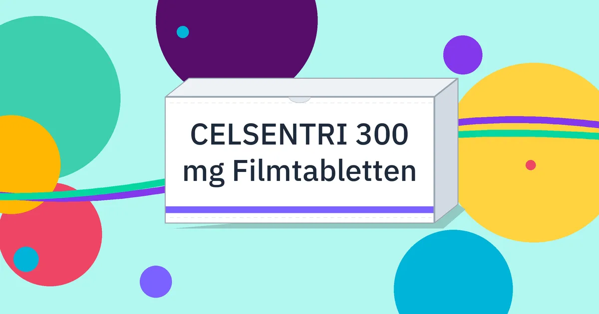 Symbolbild: Packung mit der Aufschrift CELSENTRI 300 mg Filmtabletten (PZN 18121566) – Verfügbarkeit und Bezug in Apotheken in Frankfurt am Main