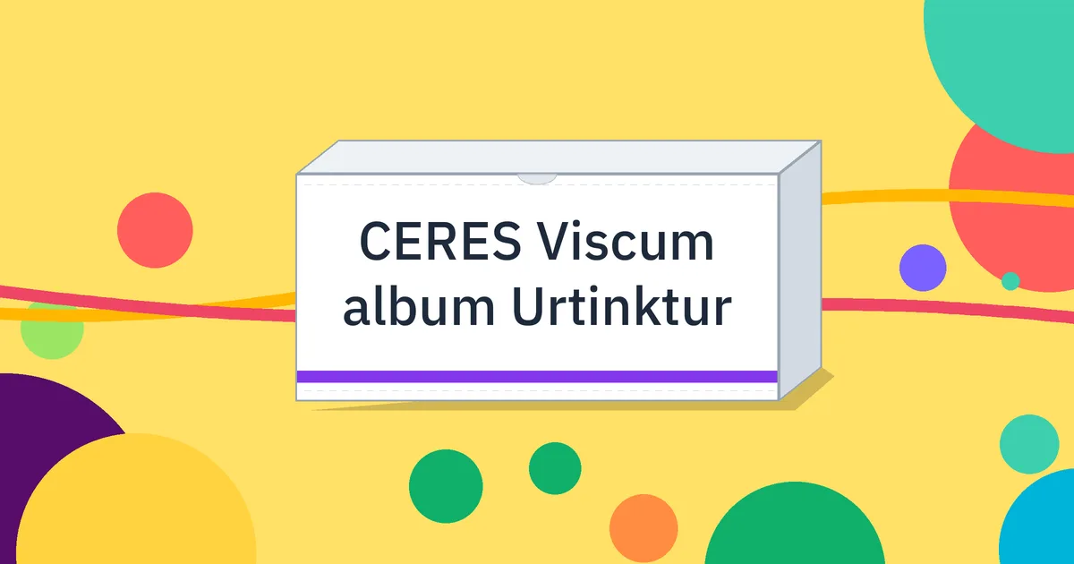 Symbolbild: Packung mit der Aufschrift CERES Viscum album Urtinktur (PZN 00495929) – Verfügbarkeit und Bezug in Apotheken in Frankfurt am Main