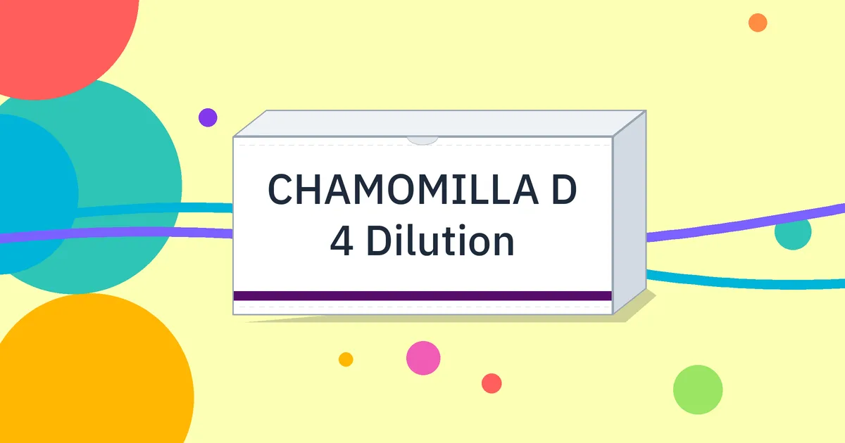Symbolbild: Packung mit der Aufschrift CHAMOMILLA D 4 Dilution (PZN 01764780) – Verfügbarkeit und Bezug in Apotheken in Frankfurt am Main