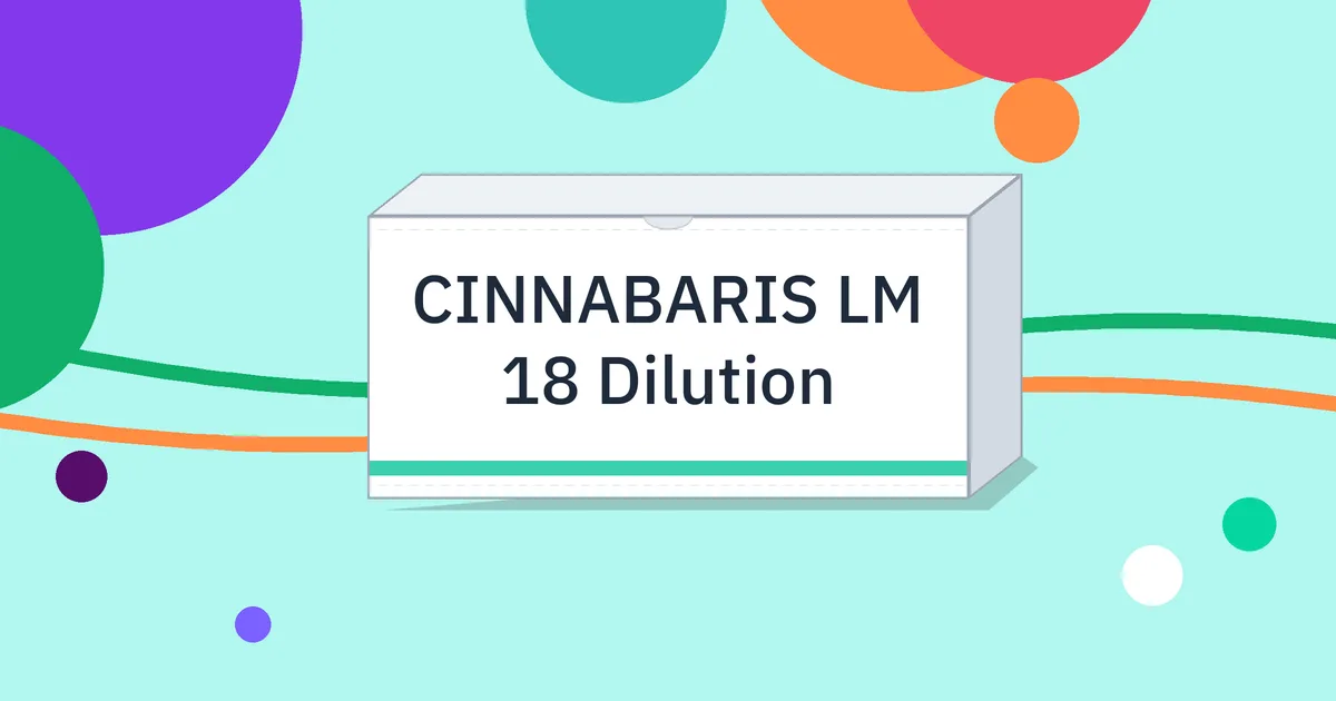 Symbolbild: Packung mit der Aufschrift CINNABARIS LM 18 Dilution (PZN 02601560) – Verfügbarkeit und Bezug in Apotheken in Frankfurt am Main