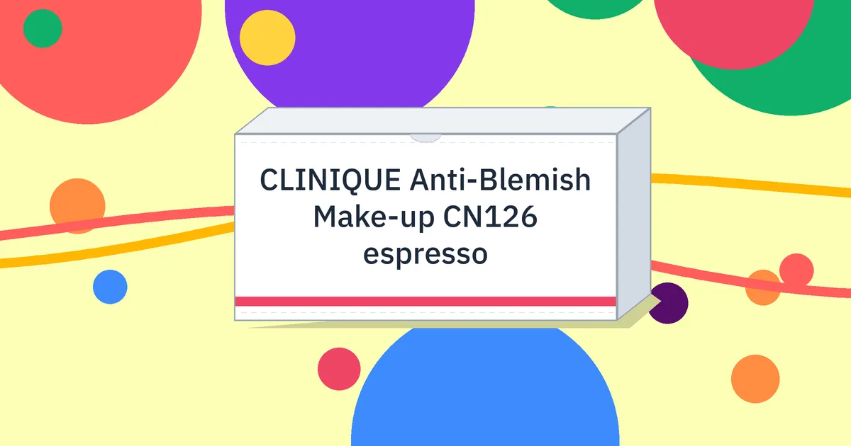 Symbolbild: Packung mit der Aufschrift CLINIQUE Anti-Blemish Make-up CN126 espresso (PZN 19458598) – Verfügbarkeit und Bezug in Apotheken in Frankfurt am Main