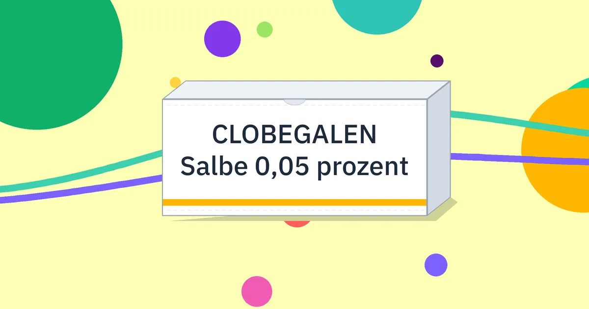 Symbolbild: Packung mit der Aufschrift CLOBEGALEN Salbe 0,05 prozent (PZN 08753236) – Verfügbarkeit und Bezug in Apotheken in Frankfurt am Main