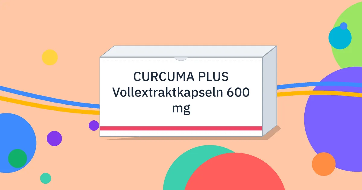 Symbolbild: Packung mit der Aufschrift CURCUMA PLUS Vollextraktkapseln 600 mg (PZN 10627326) – Verfügbarkeit und Bezug in Apotheken in Frankfurt am Main