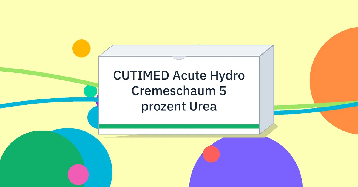 Symbolbild: Packung mit der Aufschrift CUTIMED Acute Hydro Cremeschaum 5 prozent Urea (PZN 07250361) – Verfügbarkeit und Bezug in Apotheken in Frankfurt am Main