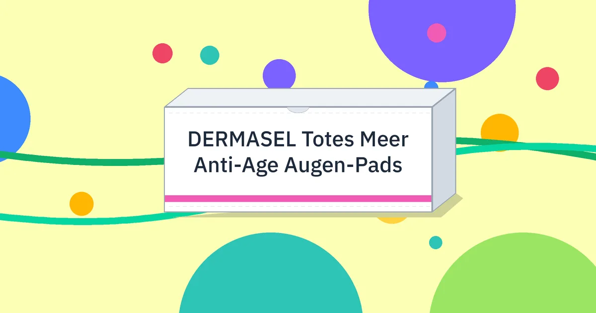 Symbolbild: Packung mit der Aufschrift DERMASEL Totes Meer Anti-Age Augen-Pads (PZN 17587788) – Verfügbarkeit und Bezug in Apotheken in Frankfurt am Main
