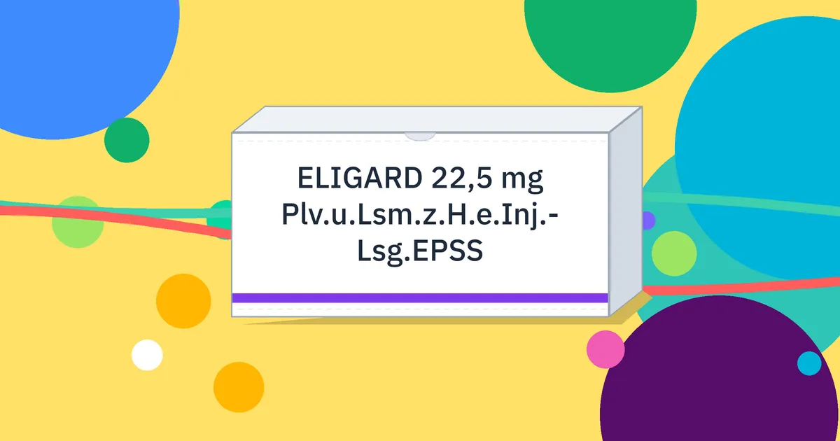 Symbolbild: Packung mit der Aufschrift ELIGARD 22,5 mg Plv.u.Lsm.z.H.e.Inj.-Lsg.EPSS (PZN 19334643) – Verfügbarkeit und Bezug in Apotheken in Frankfurt am Main