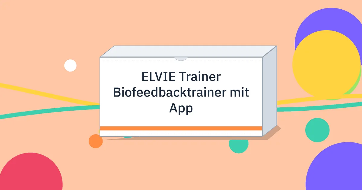 Symbolbild: Packung mit der Aufschrift ELVIE Trainer Biofeedbacktrainer mit App (PZN 15400521) – Verfügbarkeit und Bezug in Apotheken in Frankfurt am Main