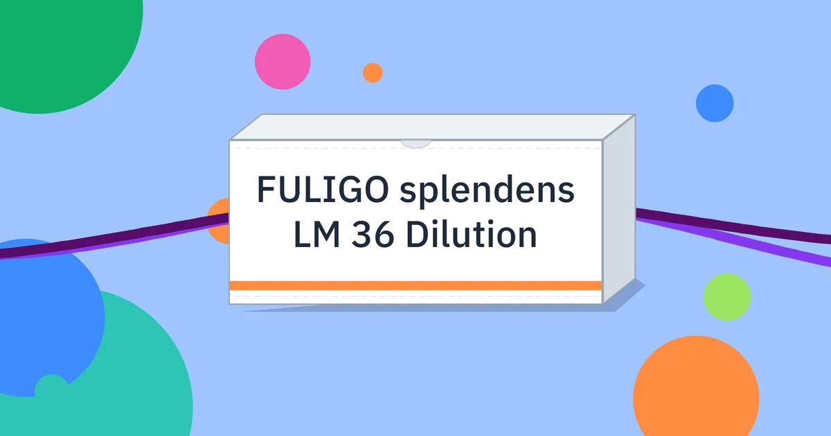 Symbolbild: Packung mit der Aufschrift FULIGO splendens LM 36 Dilution (PZN 13493659) – Verfügbarkeit und Bezug in Apotheken in Frankfurt am Main