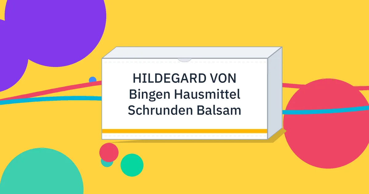 Symbolbild: Packung mit der Aufschrift HILDEGARD VON Bingen Hausmittel Schrunden Balsam (PZN 18599196) – Verfügbarkeit und Bezug in Apotheken in Frankfurt am Main