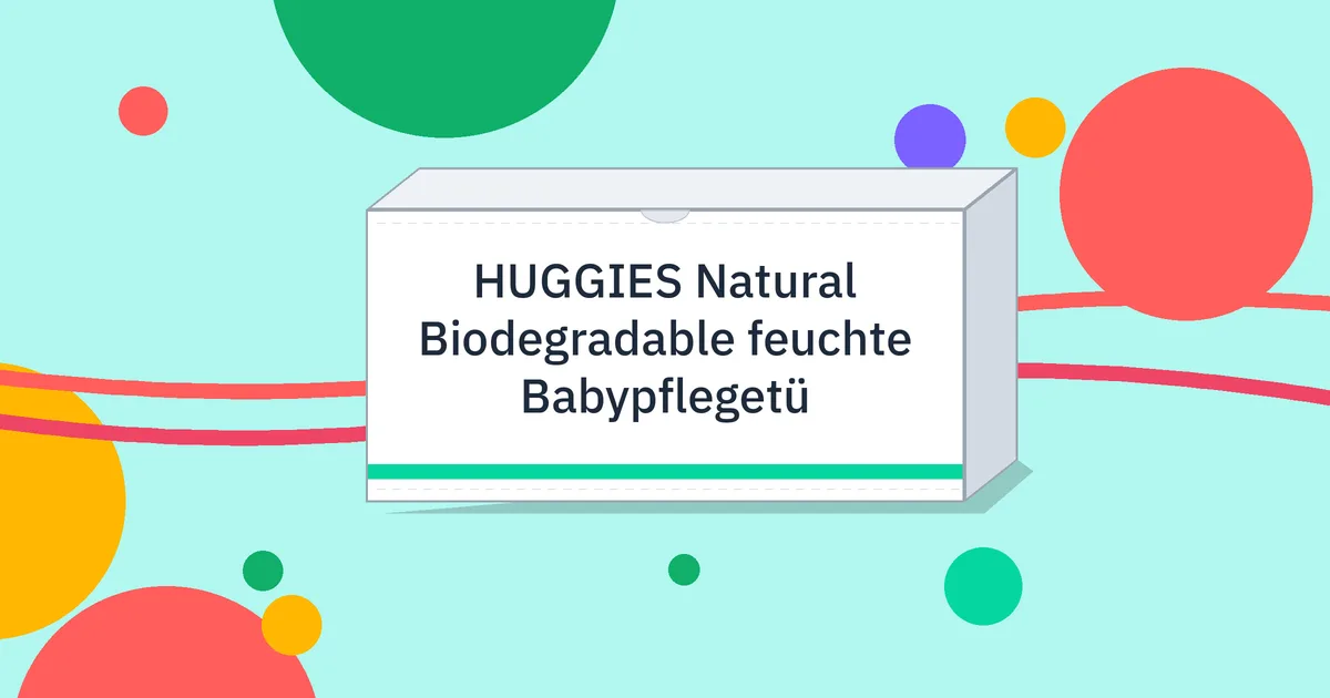 Symbolbild: Packung mit der Aufschrift HUGGIES Natural Biodegradable feuchte Babypflegetü (PZN 18062875) – Verfügbarkeit und Bezug in Apotheken in Frankfurt am Main