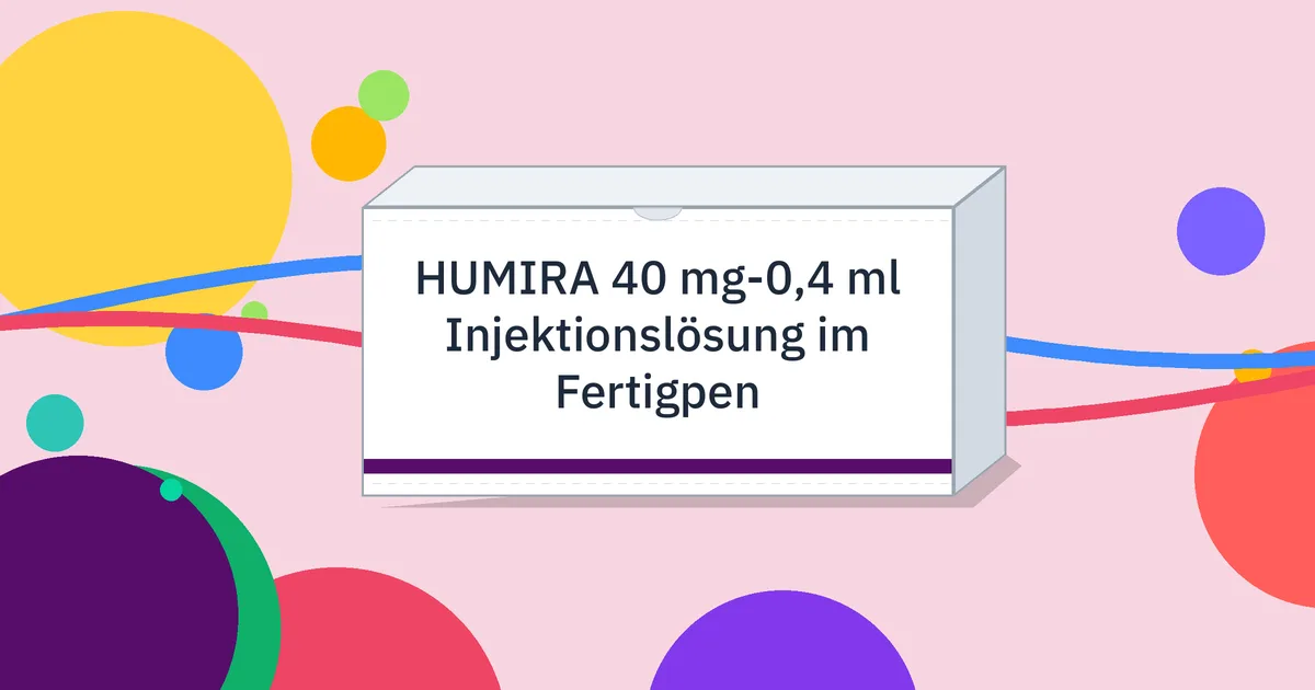 Symbolbild: Packung mit der Aufschrift HUMIRA 40 mg-0,4 ml Injektionslösung im Fertigpen (PZN 12471408) – Verfügbarkeit und Bezug in Apotheken in Frankfurt am Main