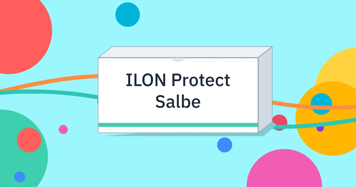 Symbolbild: Packung mit der Aufschrift ILON Protect Salbe (PZN 07778079) – Verfügbarkeit und Bezug in Apotheken in Frankfurt am Main