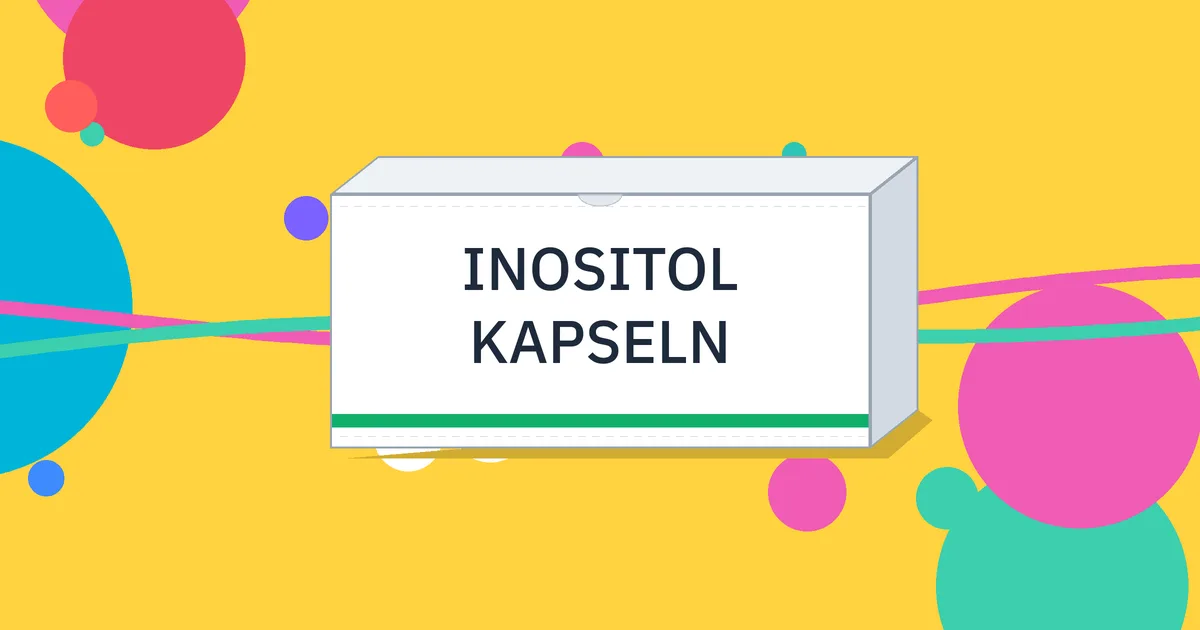 Symbolbild: Packung mit der Aufschrift INOSITOL KAPSELN (PZN 16759827) – Verfügbarkeit und Bezug in Apotheken in Frankfurt am Main