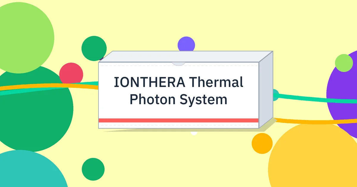 Symbolbild: Packung mit der Aufschrift IONTHERA Thermal Photon System (PZN 11188811) – Verfügbarkeit und Bezug in Apotheken in Frankfurt am Main
