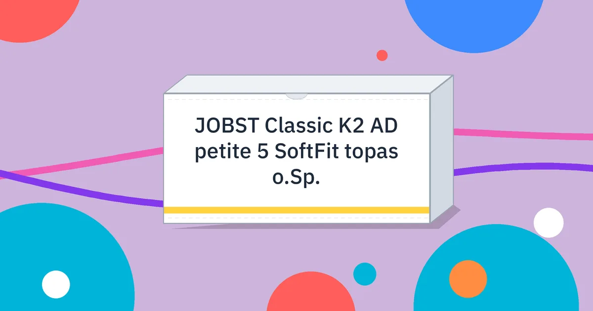 Symbolbild: Packung mit der Aufschrift JOBST Classic K2 AD petite 5 SoftFit topas o.Sp. (PZN 14222454) – Verfügbarkeit und Bezug in Apotheken in Frankfurt am Main