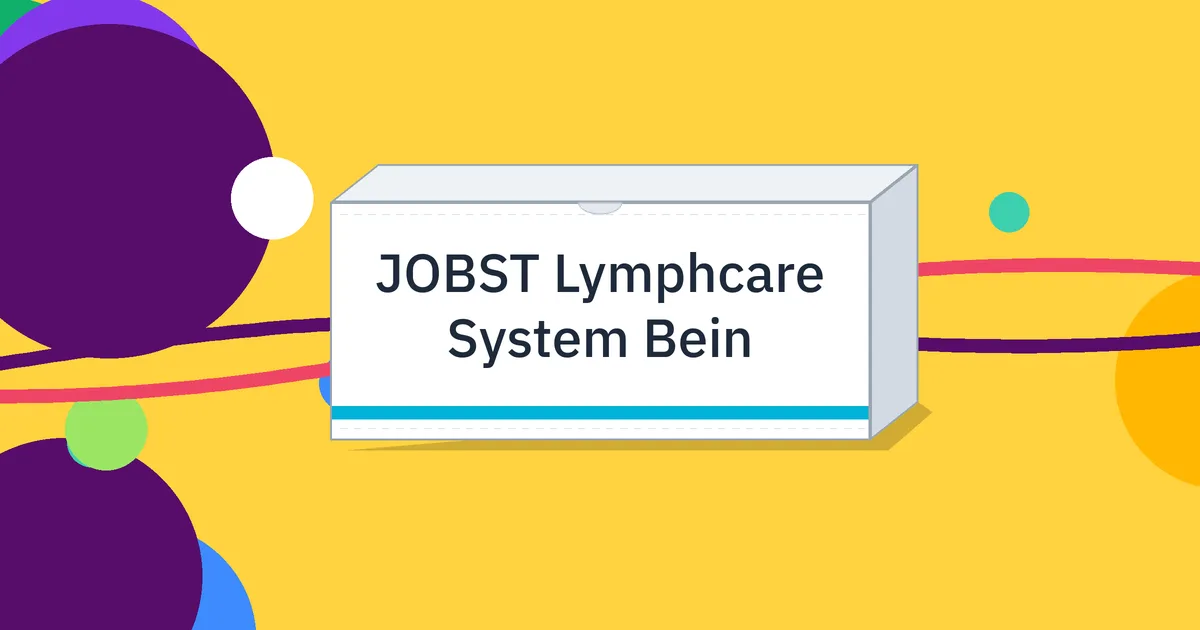 Symbolbild: Packung mit der Aufschrift JOBST Lymphcare System Bein (PZN 13570495) – Verfügbarkeit und Bezug in Apotheken in Frankfurt am Main