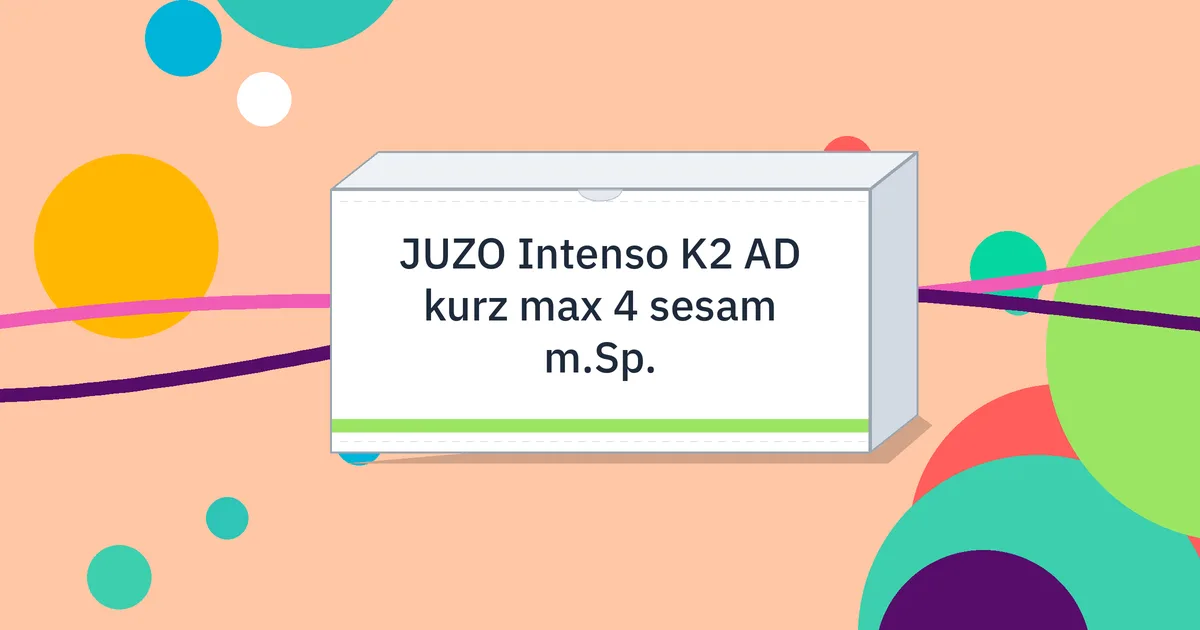 Symbolbild: Packung mit der Aufschrift JUZO Intenso K2 AD kurz max 4 sesam m.Sp. (PZN 18608647) – Verfügbarkeit und Bezug in Apotheken in Frankfurt am Main