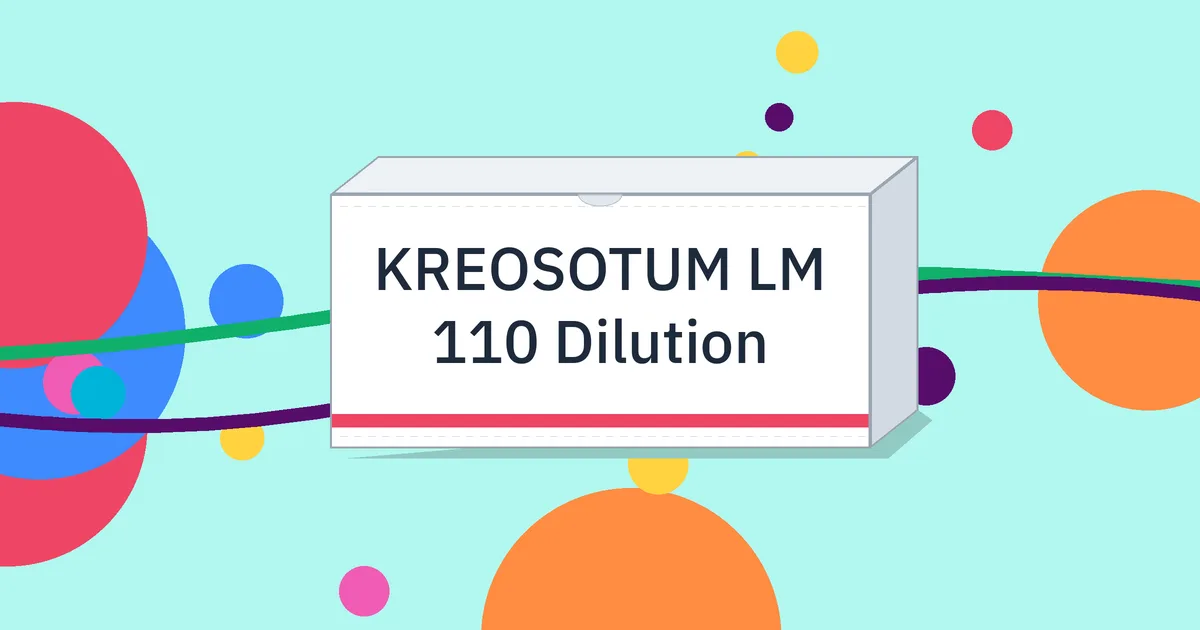 Symbolbild: Packung mit der Aufschrift KREOSOTUM LM 110 Dilution (PZN 12928345) – Verfügbarkeit und Bezug in Apotheken in Frankfurt am Main