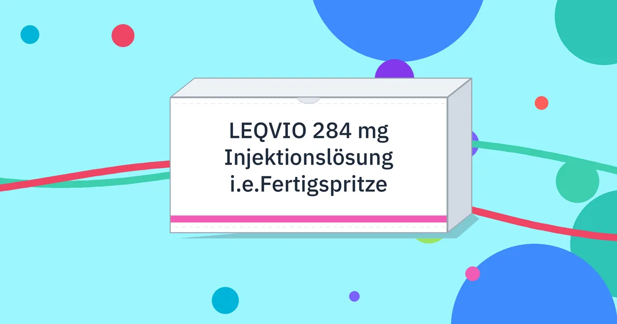 Symbolbild: Packung mit der Aufschrift LEQVIO 284 mg Injektionslösung i.e.Fertigspritze (PZN 18830630) – Verfügbarkeit und Bezug in Apotheken in Frankfurt am Main