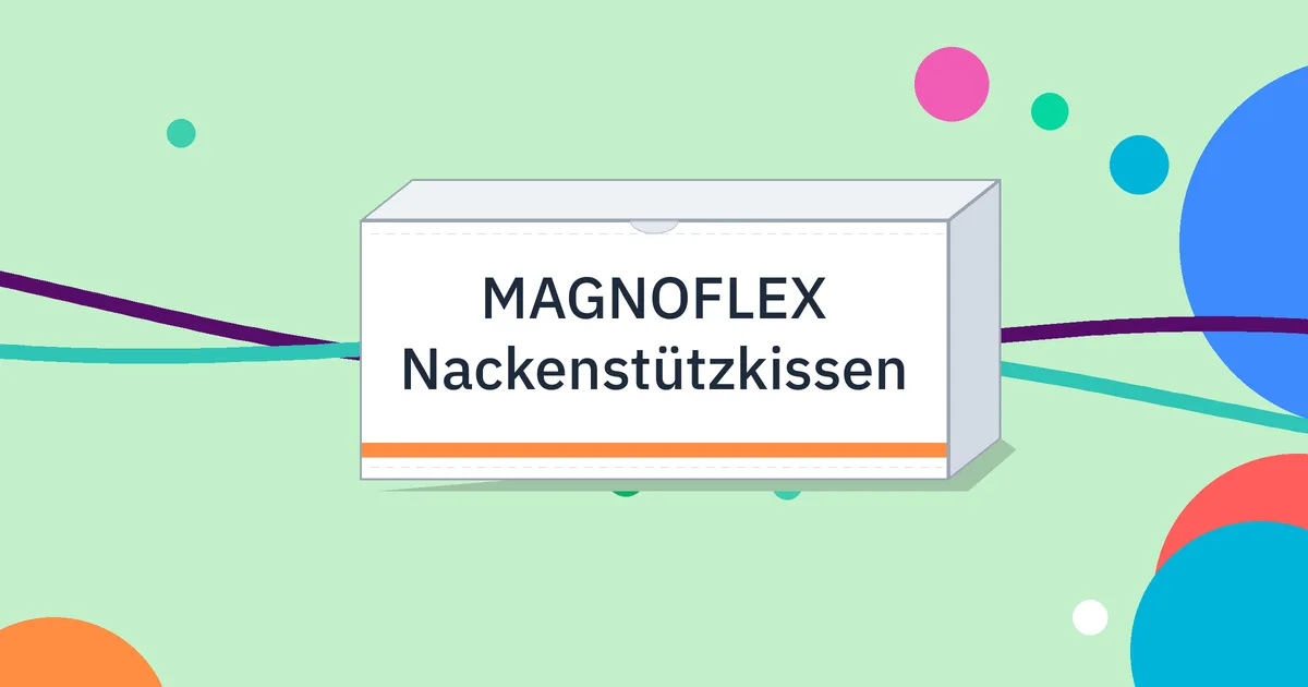 Symbolbild: Packung mit der Aufschrift MAGNOFLEX Nackenstützkissen (PZN 00177690) – Verfügbarkeit und Bezug in Apotheken in Frankfurt am Main
