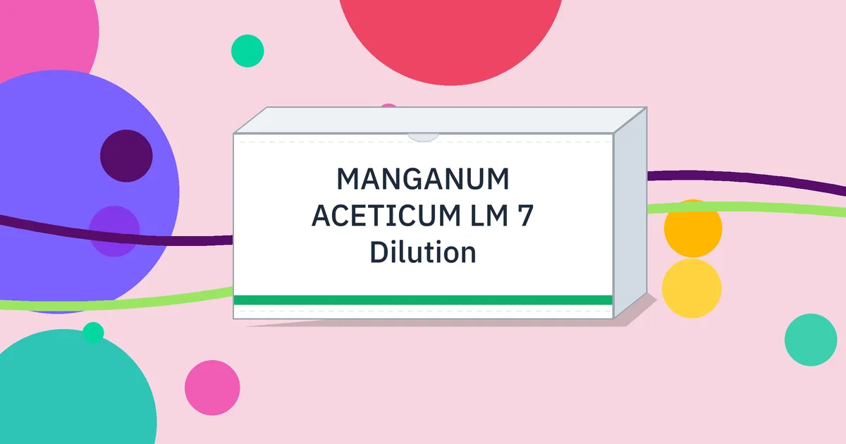 Symbolbild: Packung mit der Aufschrift MANGANUM ACETICUM LM 7 Dilution (PZN 12942291) – Verfügbarkeit und Bezug in Apotheken in Frankfurt am Main
