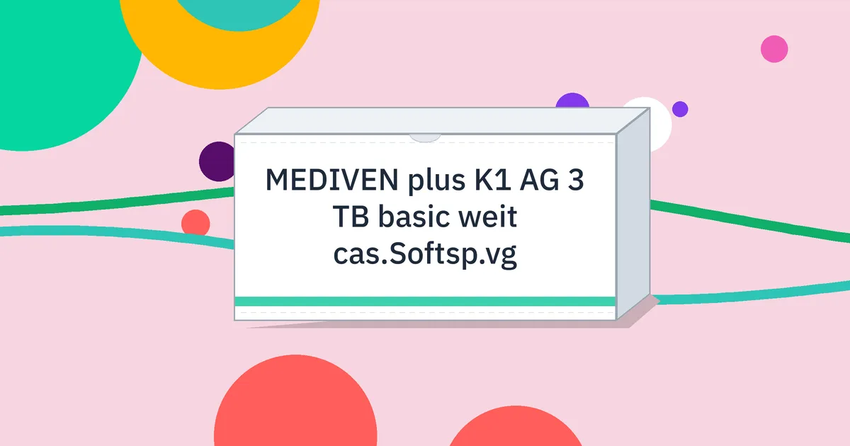 Symbolbild: Packung mit der Aufschrift MEDIVEN plus K1 AG 3 TB basic weit cas.Softsp.vg (PZN 15058643) – Verfügbarkeit und Bezug in Apotheken in Frankfurt am Main
