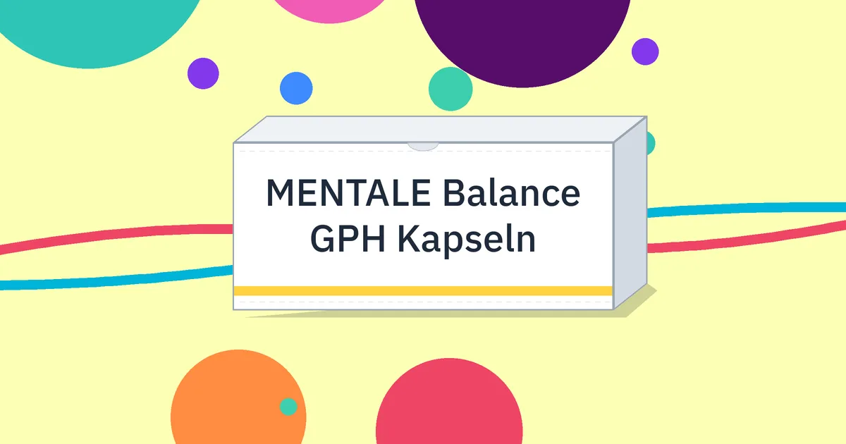 Symbolbild: Packung mit der Aufschrift MENTALE Balance GPH Kapseln (PZN 17824277) – Verfügbarkeit und Bezug in Apotheken in Frankfurt am Main
