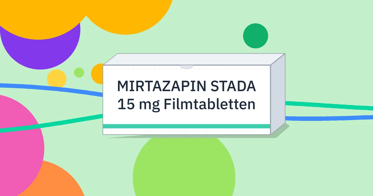 Symbolbild: Packung mit der Aufschrift MIRTAZAPIN STADA 15 mg Filmtabletten (PZN 01921340) – Verfügbarkeit und Bezug in Apotheken in Frankfurt am Main