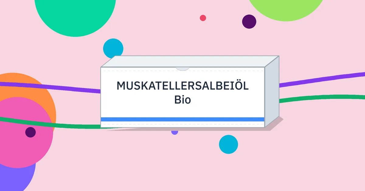 Symbolbild: Packung mit der Aufschrift MUSKATELLERSALBEIÖL Bio (PZN 03288823) – Verfügbarkeit und Bezug in Apotheken in Frankfurt am Main