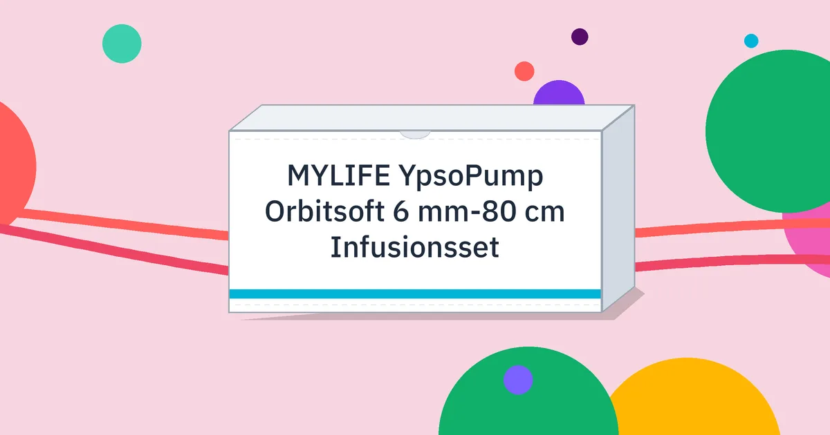 Symbolbild: Packung mit der Aufschrift MYLIFE YpsoPump Orbitsoft 6 mm-80 cm Infusionsset (PZN 11012897) – Verfügbarkeit und Bezug in Apotheken in Frankfurt am Main