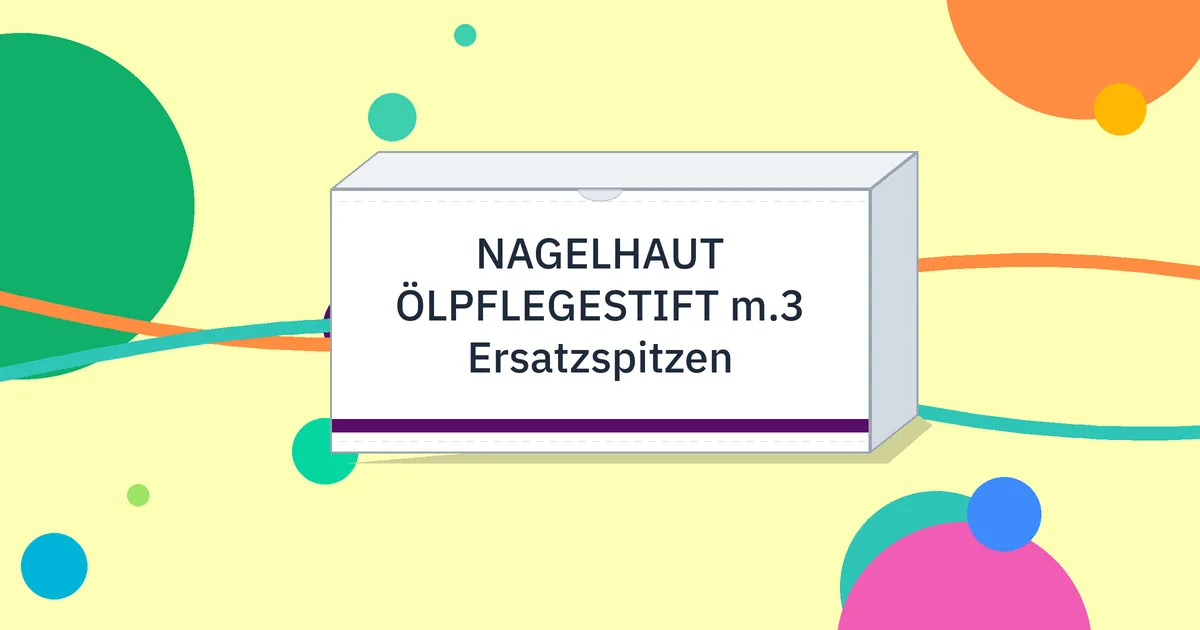 Symbolbild: Packung mit der Aufschrift NAGELHAUT ÖLPFLEGESTIFT m.3 Ersatzspitzen (PZN 17288488) – Verfügbarkeit und Bezug in Apotheken in Frankfurt am Main