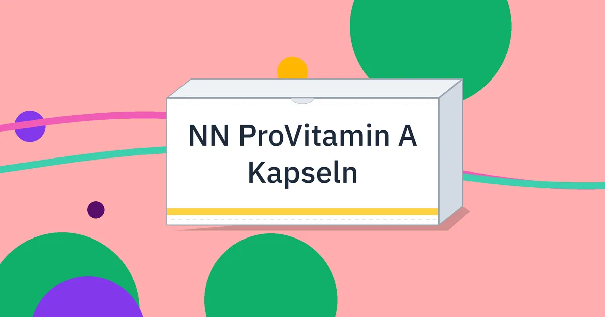 Symbolbild: Packung mit der Aufschrift NN ProVitamin A Kapseln (PZN 15321715) – Verfügbarkeit und Bezug in Apotheken in Frankfurt am Main
