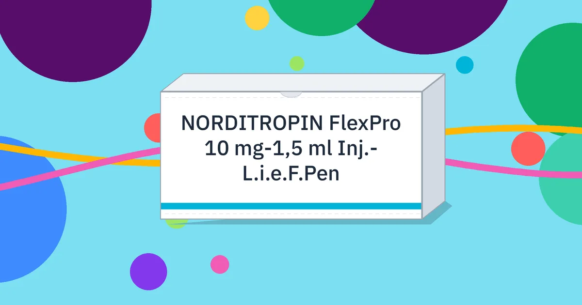 Symbolbild: Packung mit der Aufschrift NORDITROPIN FlexPro 10 mg-1,5 ml Inj.-L.i.e.F.Pen (PZN 15235950) – Verfügbarkeit und Bezug in Apotheken in Frankfurt am Main