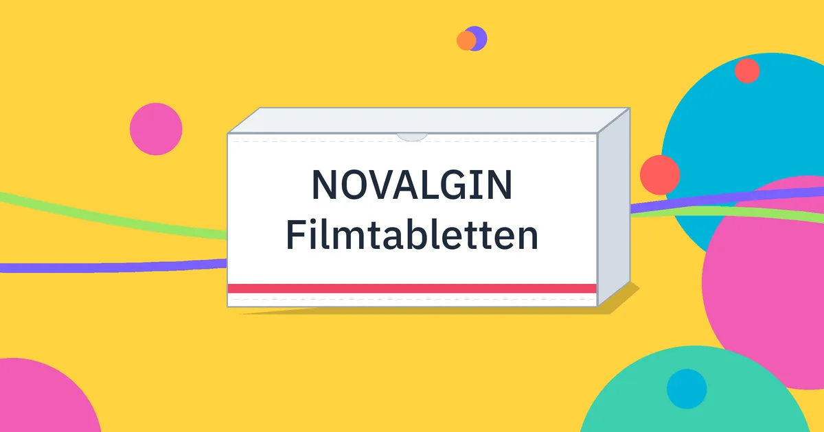 Symbolbild: Packung mit der Aufschrift NOVALGIN Filmtabletten (PZN 00731577) – Verfügbarkeit und Bezug in Apotheken in Frankfurt am Main