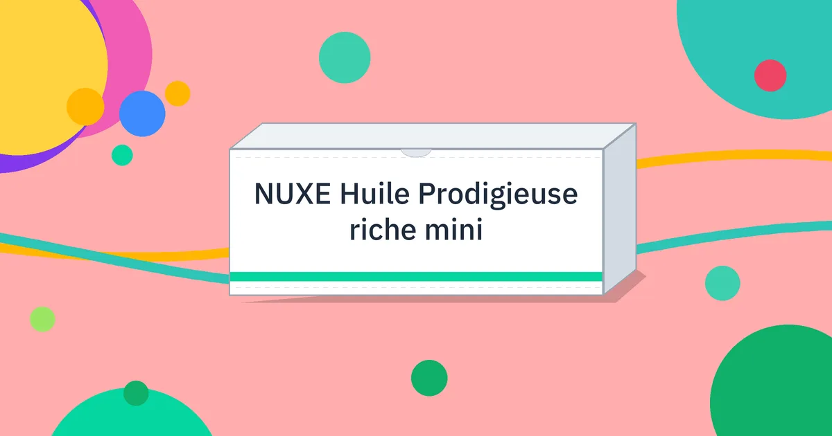 Symbolbild: Packung mit der Aufschrift NUXE Huile Prodigieuse riche mini (PZN 14363048) – Verfügbarkeit und Bezug in Apotheken in Frankfurt am Main
