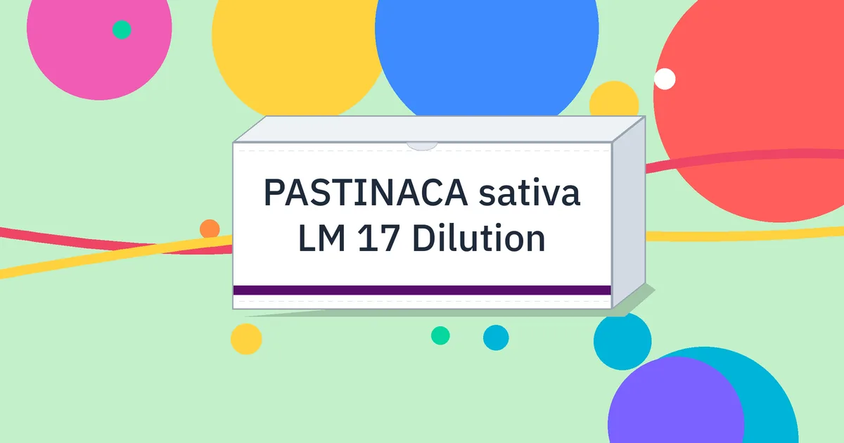 Symbolbild: Packung mit der Aufschrift PASTINACA sativa LM 17 Dilution (PZN 13632368) – Verfügbarkeit und Bezug in Apotheken in Frankfurt am Main