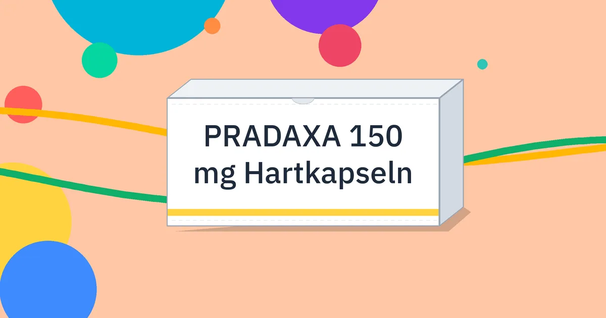 Symbolbild: Packung mit der Aufschrift PRADAXA 150 mg Hartkapseln (PZN 18815151) – Verfügbarkeit und Bezug in Apotheken in Frankfurt am Main