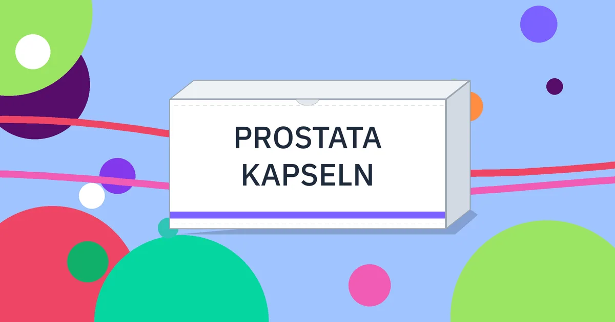 Symbolbild: Packung mit der Aufschrift PROSTATA KAPSELN (PZN 19967779) – Verfügbarkeit und Bezug in Apotheken in Frankfurt am Main