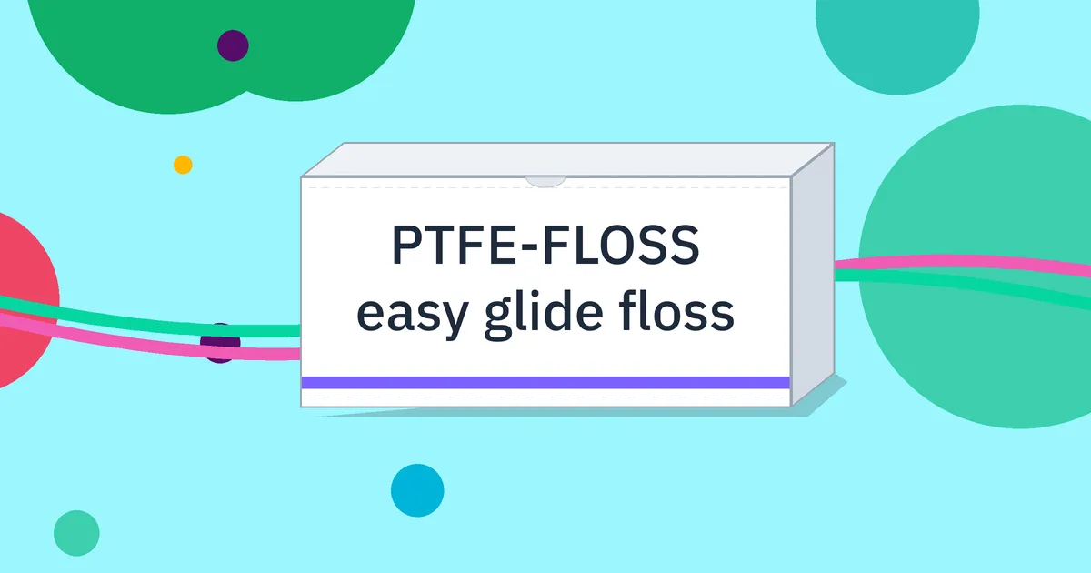 Symbolbild: Packung mit der Aufschrift PTFE-FLOSS easy glide floss (PZN 02685893) – Verfügbarkeit und Bezug in Apotheken in Frankfurt am Main