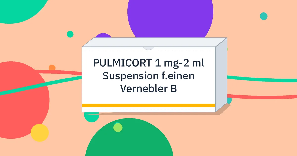 Symbolbild: Packung mit der Aufschrift PULMICORT 1 mg-2 ml Suspension f.einen Vernebler B (PZN 04621526) – Verfügbarkeit und Bezug in Apotheken in Frankfurt am Main