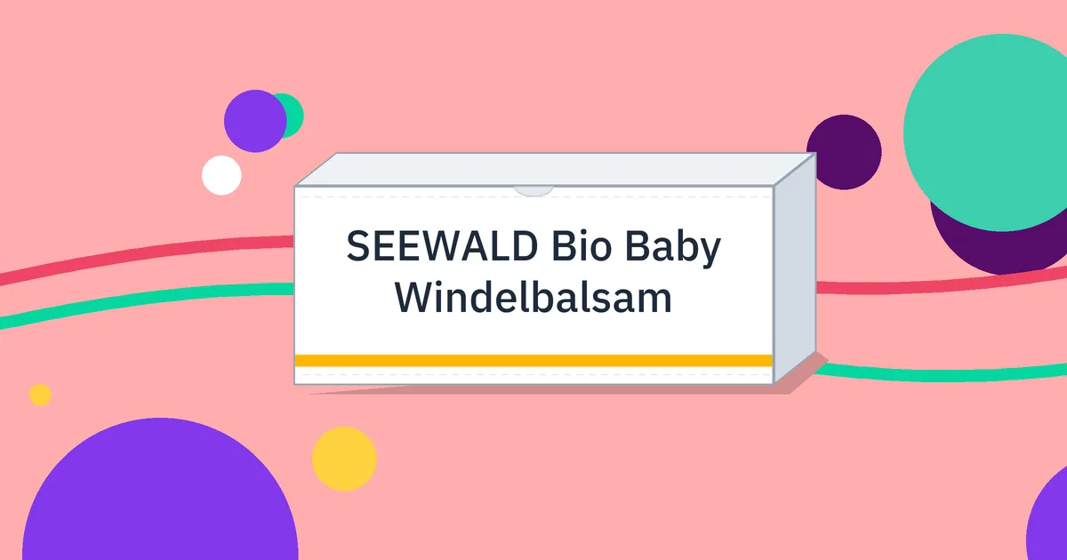 Symbolbild: Packung mit der Aufschrift SEEWALD Bio Baby Windelbalsam (PZN 19546960) – Verfügbarkeit und Bezug in Apotheken in Frankfurt am Main