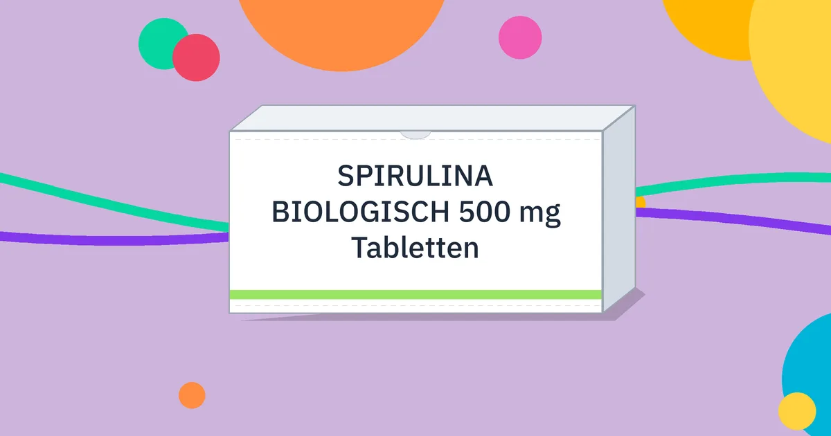 Symbolbild: Packung mit der Aufschrift SPIRULINA BIOLOGISCH 500 mg Tabletten (PZN 19844717) – Verfügbarkeit und Bezug in Apotheken in Frankfurt am Main