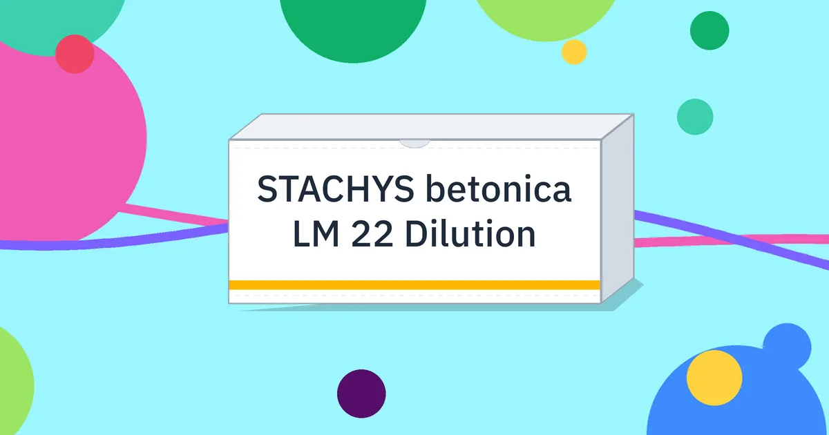 Symbolbild: Packung mit der Aufschrift STACHYS betonica LM 22 Dilution (PZN 13683897) – Verfügbarkeit und Bezug in Apotheken in Frankfurt am Main