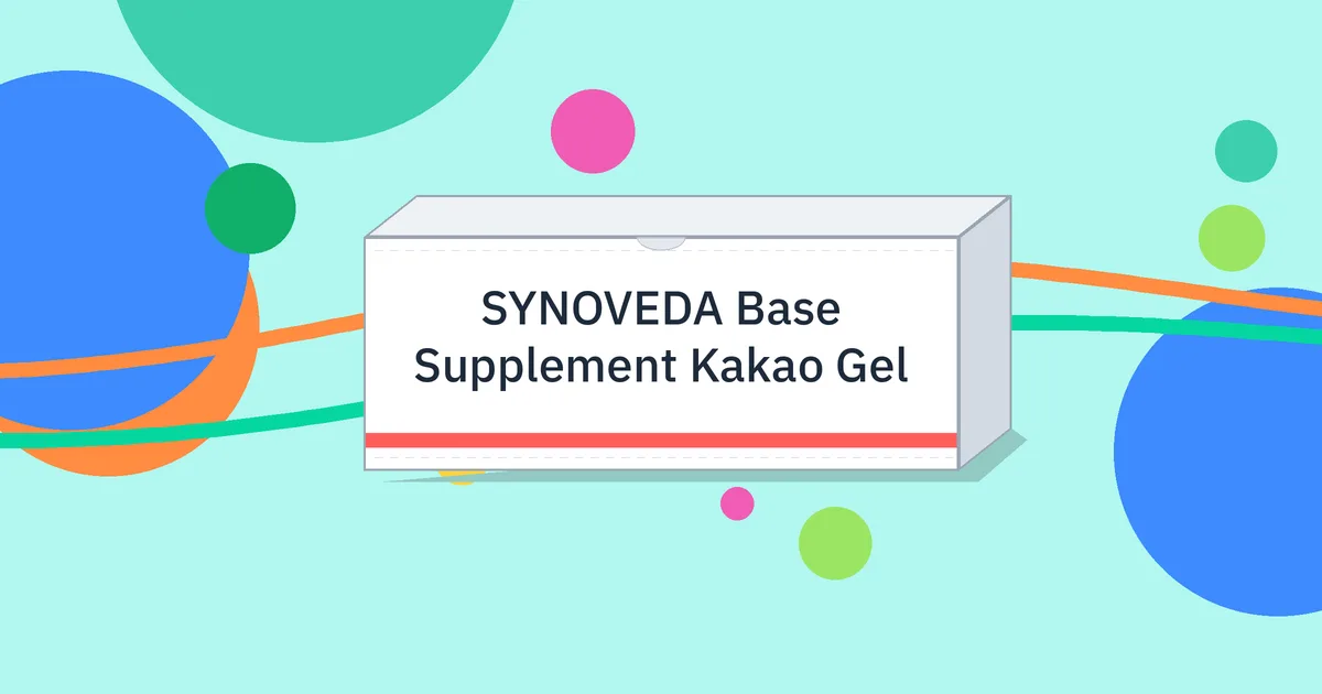 Symbolbild: Packung mit der Aufschrift SYNOVEDA Base Supplement Kakao Gel (PZN 09337600) – Verfügbarkeit und Bezug in Apotheken in Frankfurt am Main