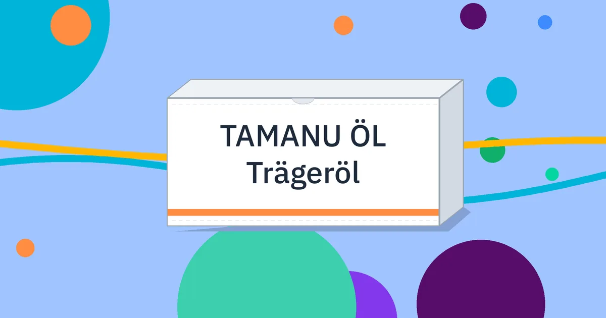 Symbolbild: Packung mit der Aufschrift TAMANU ÖL Trägeröl (PZN 17949731) – Verfügbarkeit und Bezug in Apotheken in Frankfurt am Main