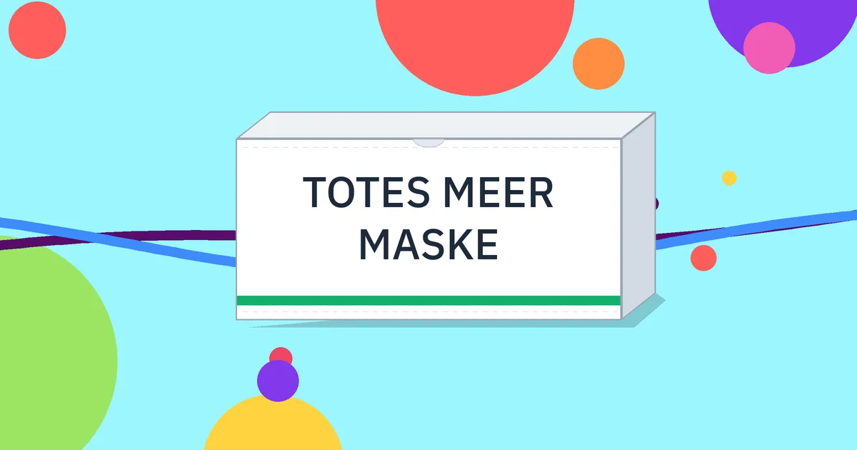 Symbolbild: Packung mit der Aufschrift TOTES MEER MASKE (PZN 10830375) – Verfügbarkeit und Bezug in Apotheken in Frankfurt am Main