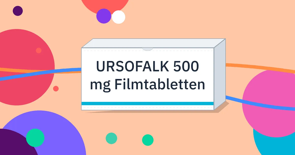 Symbolbild: Packung mit der Aufschrift URSOFALK 500 mg Filmtabletten (PZN 16783079) – Verfügbarkeit und Bezug in Apotheken in Frankfurt am Main