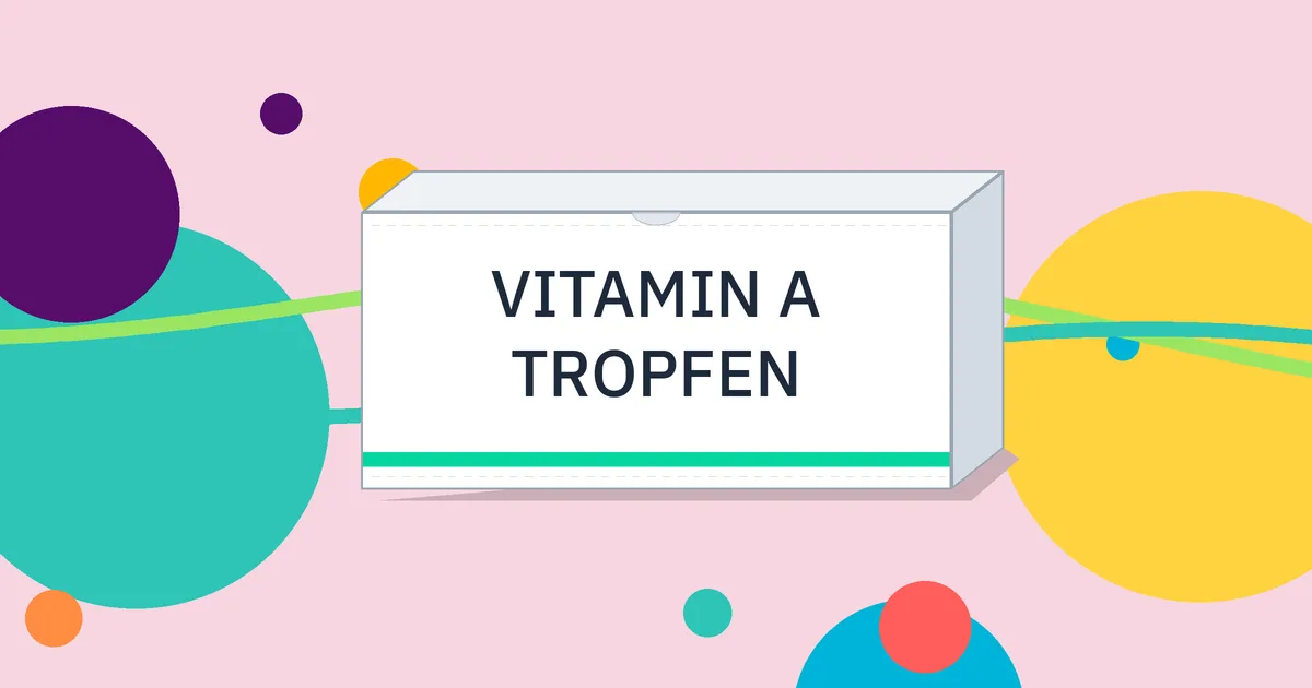 Symbolbild: Packung mit der Aufschrift VITAMIN A TROPFEN (PZN 19798986) – Verfügbarkeit und Bezug in Apotheken in Frankfurt am Main